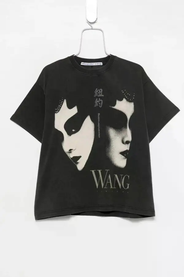 Alexander Wang Graphic-print T-shirt - Black