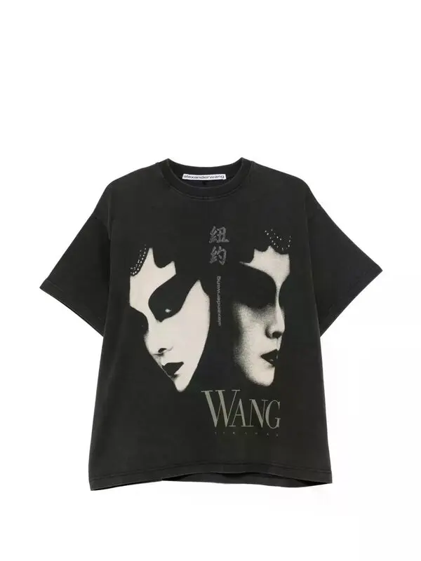 Alexander Wang Graphic-print T-shirt - Black