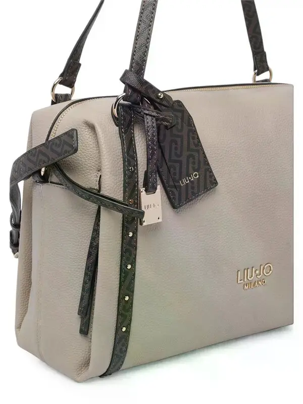 Liu Jo Logo-print Studded Shoulder Bag