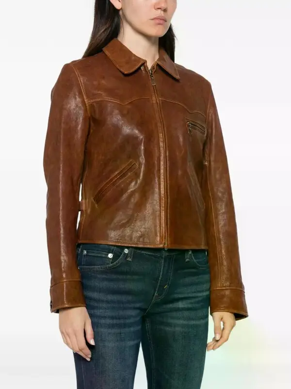 RE/DONE Devon Leather Jacket