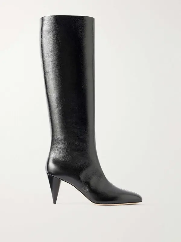 Victoria Beckham Maverick 80 Leather Knee Boots