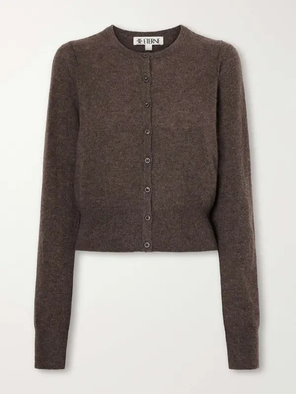 Eterne Reese Cropped Cashmere Cardigan