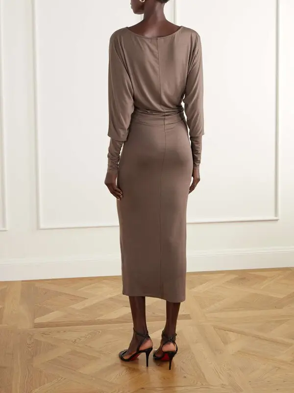 Eterne Aspen Stretch-modal Jersey Midi Dress