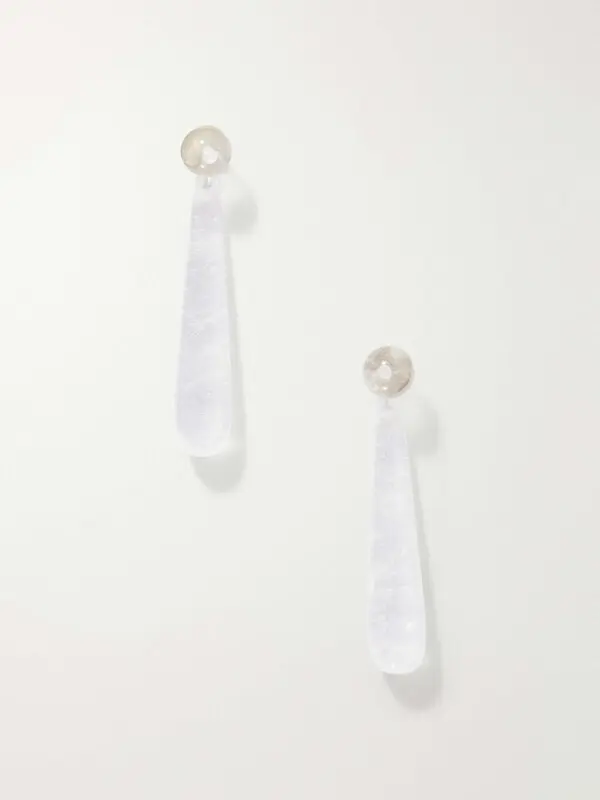 SOPHIE BUHAI Angelika Medium Sterling Silver And Quartz Earrings