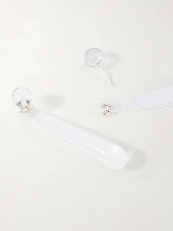 SOPHIE BUHAI Angelika Medium Sterling Silver And Quartz Earrings