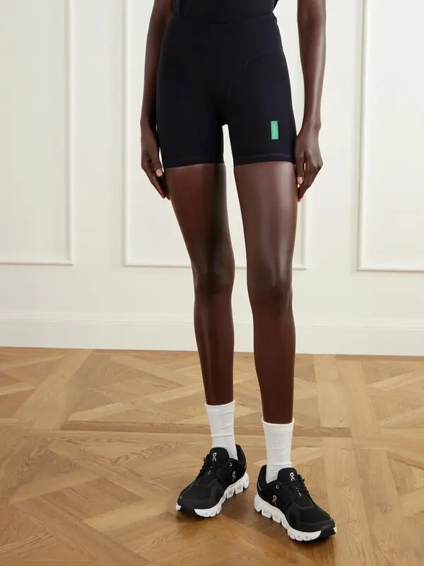 DISTRICT VISION Logo-appliquéd 5 Stretch-knit Shorts