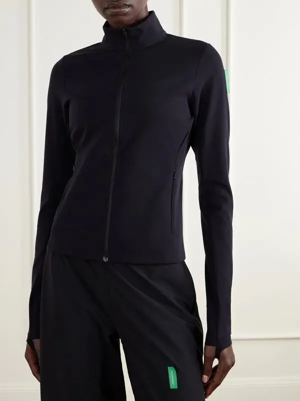 DISTRICT VISION Zip-up Stretch-jersey Jacket