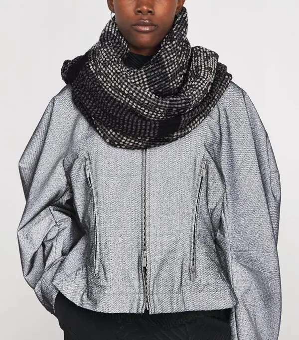 Issey Miyake Wool-cashmere Bumpy Wool Scarf