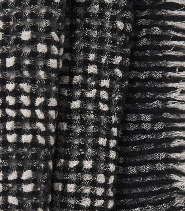 Issey Miyake Wool-cashmere Bumpy Wool Scarf