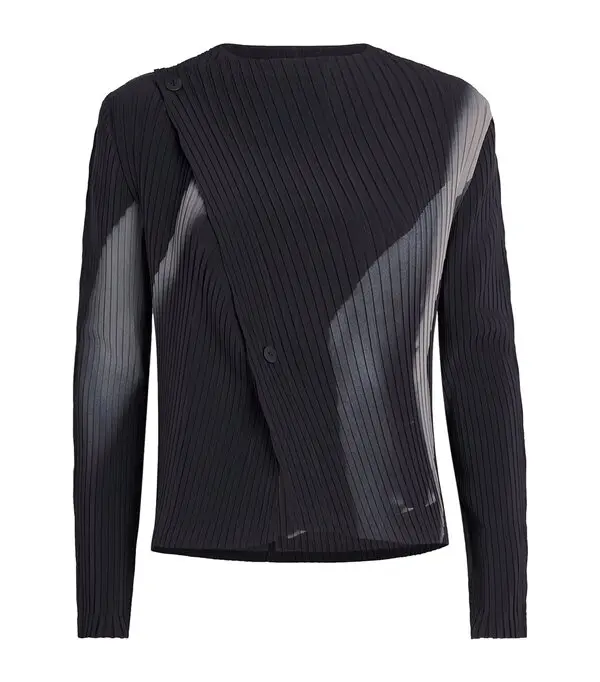 Issey Miyake Hands Of Lover Pleats Cardigan