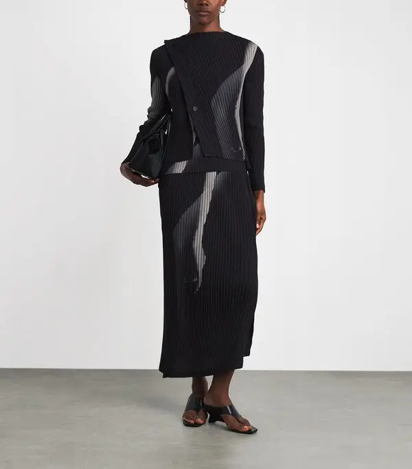 Issey Miyake Hands Of Lover Pleats Cardigan