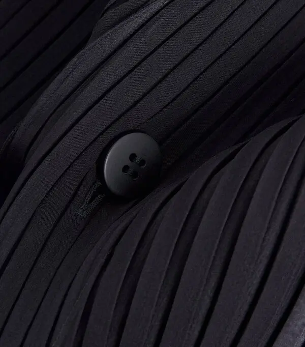 Issey Miyake Hands Of Lover Pleats Cardigan - Black
