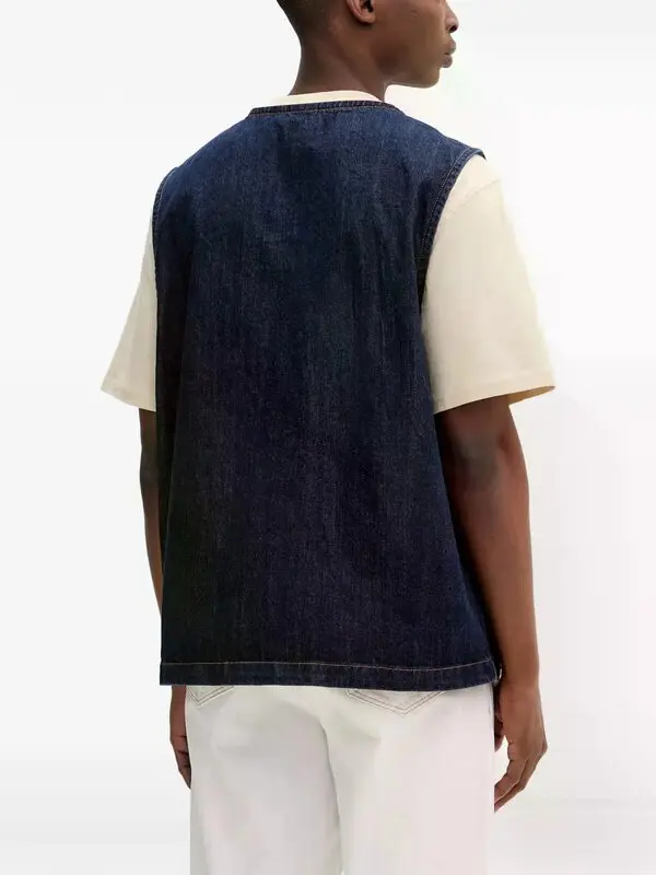 Dickies Logo-patch Zip-up Gilet