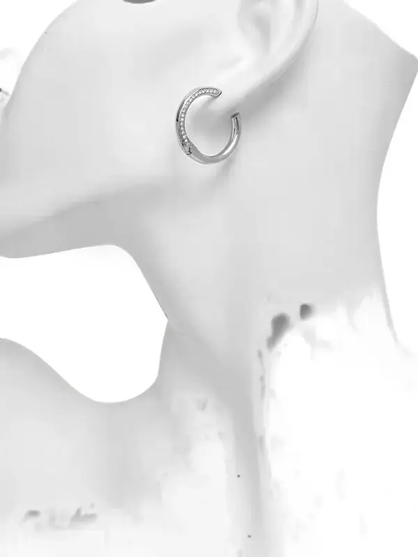 Guess Crystal-embellished Hoop Earrings