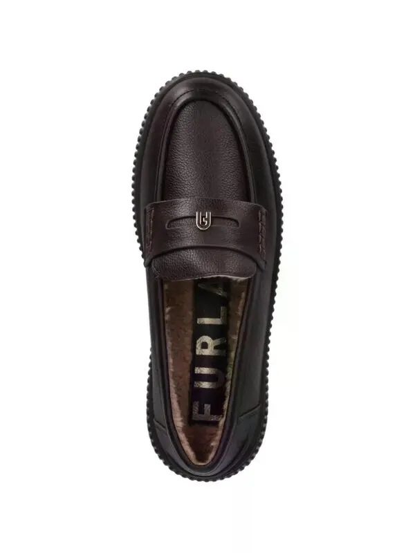 Furla Logo-plaque Flatform Loafers
