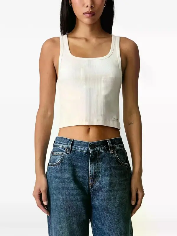 Sporty & Rich Logo-patch Tank Top