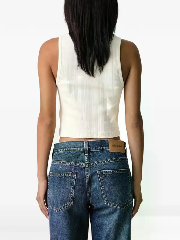 Sporty & Rich Logo-patch Tank Top
