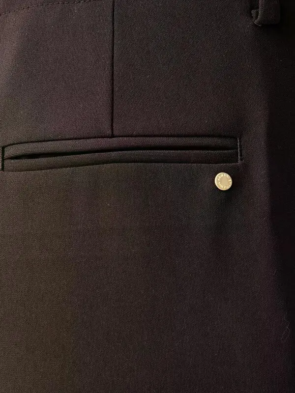 Armani Exchange Pleated Turn-up Trousers