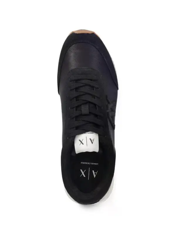 Armani Exchange Logo-patch Panelled Sneakers