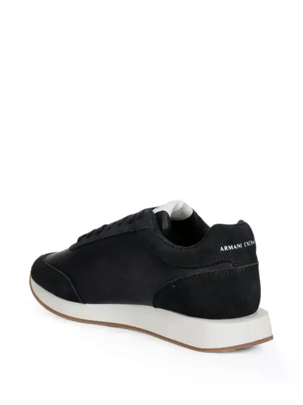 Armani Exchange Logo-patch Panelled Sneakers