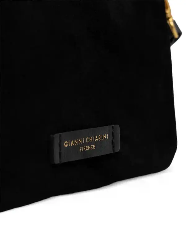 GIANNI CHIARINI Nora Suede Leather Shoulder Bag