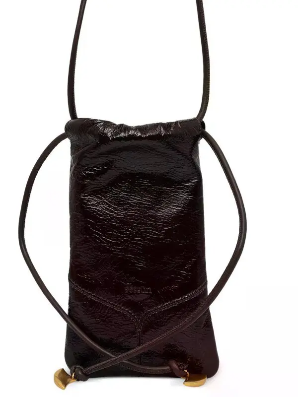 SESSUN Crinkled-finish Phone Pouch