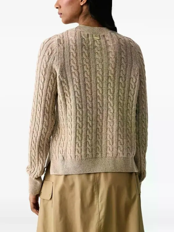 Barbour Cable-knit Crew-neck Sweater