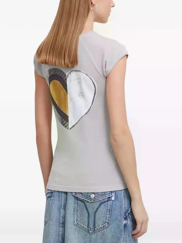 Desigual Shiny Heart T-shirt