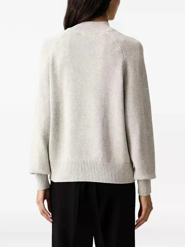Armani Exchange Logo-embroidered High-neck Sweater