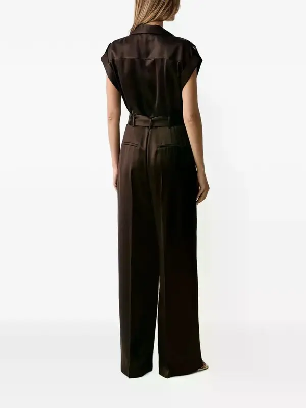 Guess Belted Cap-sleeve Jumpsuit