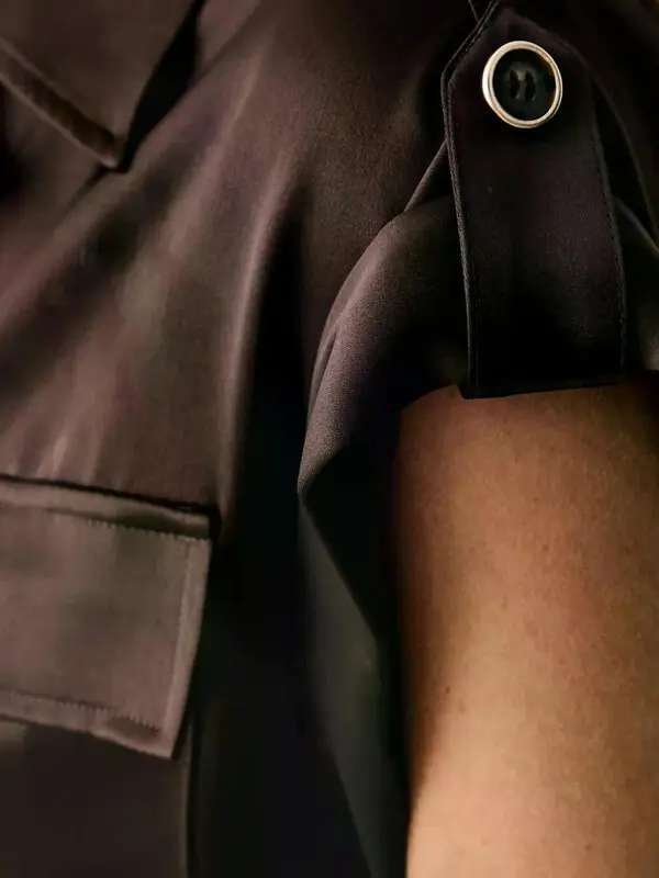 Guess Belted Cap-sleeve Jumpsuit