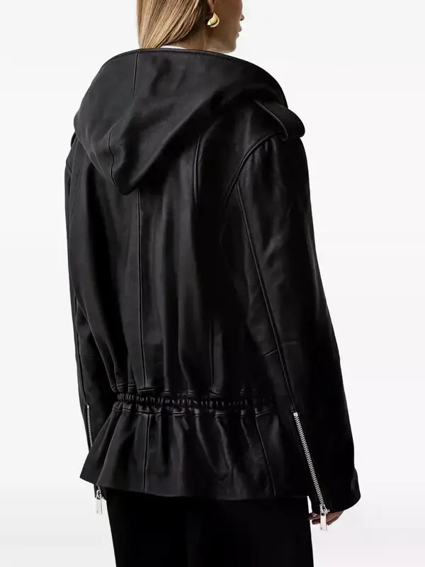 GESTUZ Hooded Belted Jacket