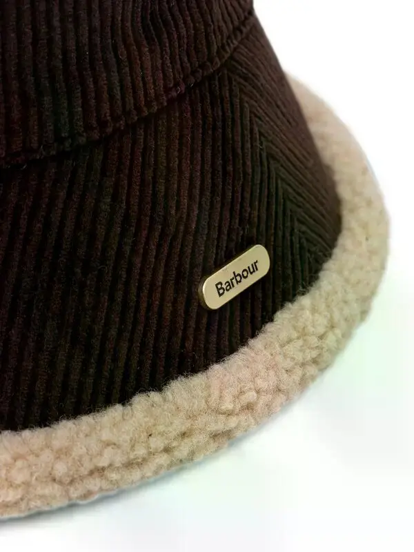 Barbour Overton Corduroy Fleece-trim Bucket Hat