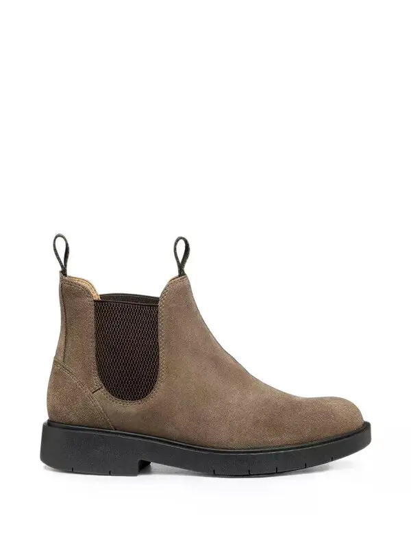Geox Spherica Ec1 B Suede Chelsea Boots - Brown