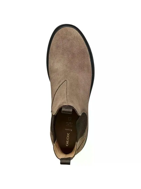 Geox Spherica Ec1 B Suede Chelsea Boots - Brown