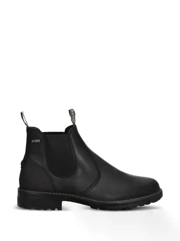 Barbour Leather Chelsea Boots - Black