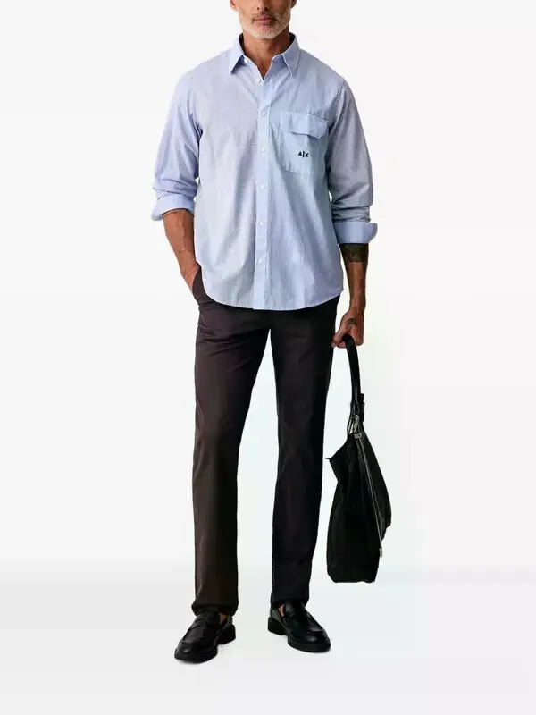 Armani Exchange Logo-plaque Trousers
