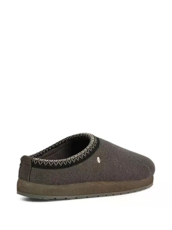 EMU AUSTRALIA Tay Felt Comfort Embroidered-trim Slippers