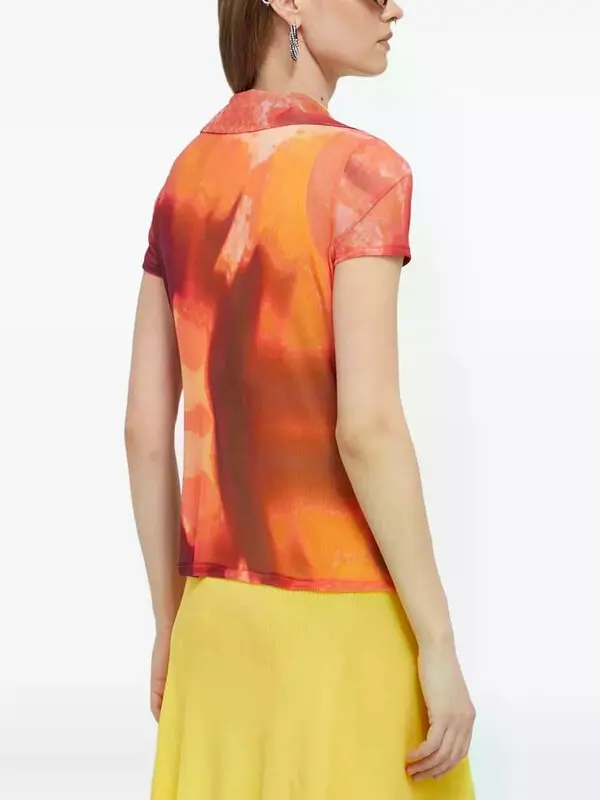 Desigual Short-sleeved Printed Blouse