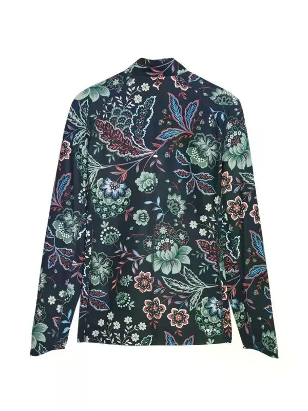 PUMA X Liberty Floral-print Quarter-zip Pullover
