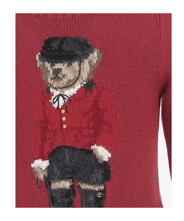 Polo Ralph Lauren Polo Bear Puff-sleeve Sweater