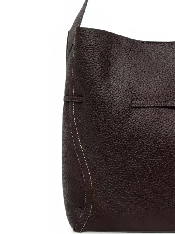 GIANNI CHIARINI Sienna Grained-leather Drawstring Shoulder Bag