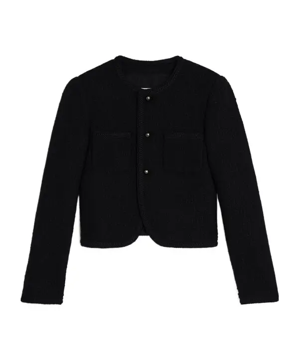 Celine Chasseur Jacket In Wool Natt