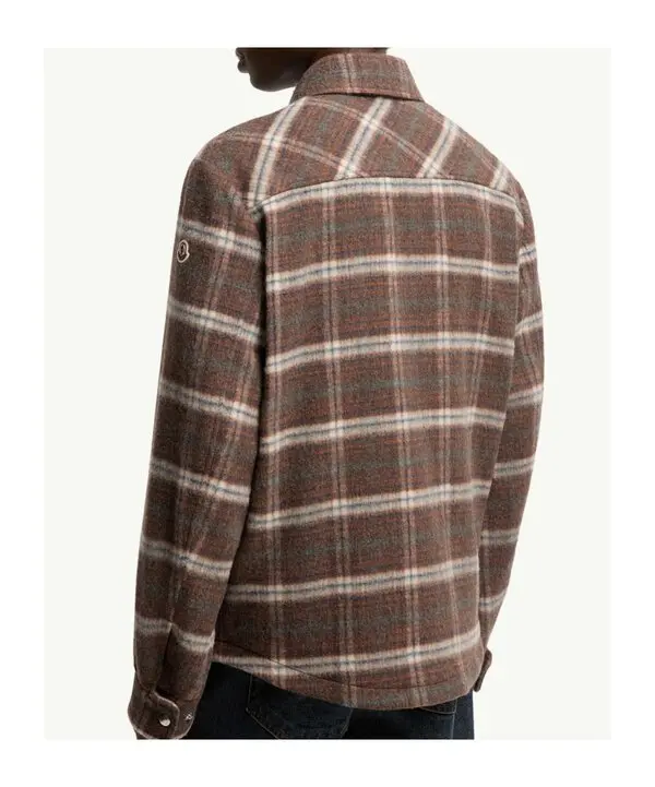 Moncler Check Wool Shirt Jacket