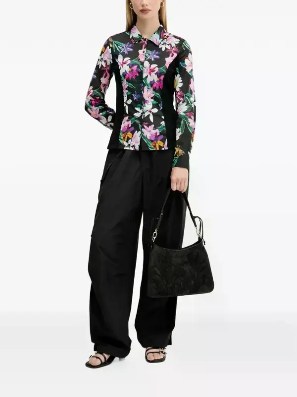 Desigual Floral-panelled Shirt