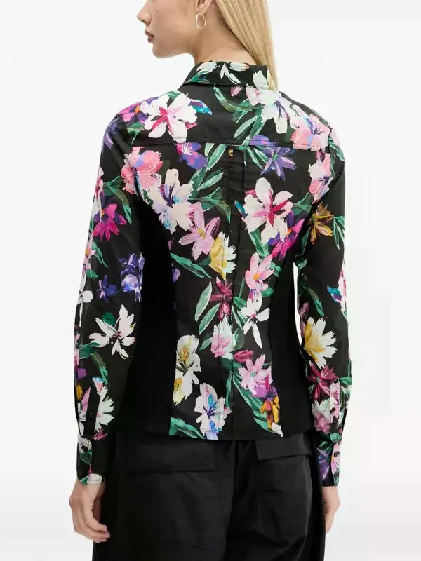 Desigual Floral-panelled Shirt
