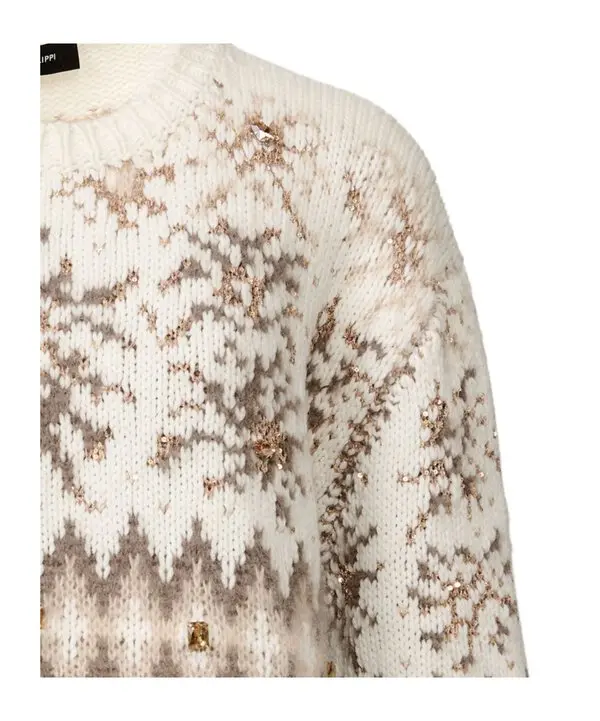 Fabiana Filippi Embellished Crewneck Jumper