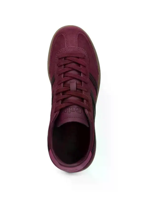 Gola Viper Suede-panelled Sneakers - Red