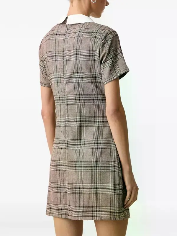 SILVIAN HEACH Checked Mini Dress