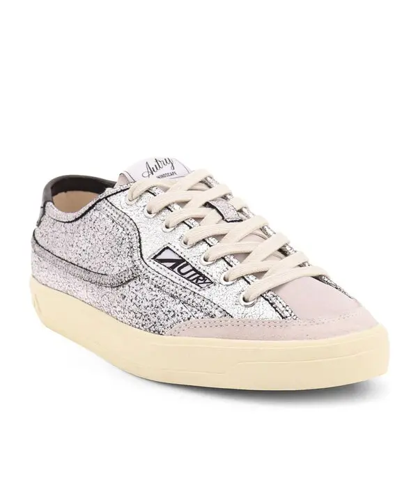 AUTRY Cracked-look Low-top Sneakers